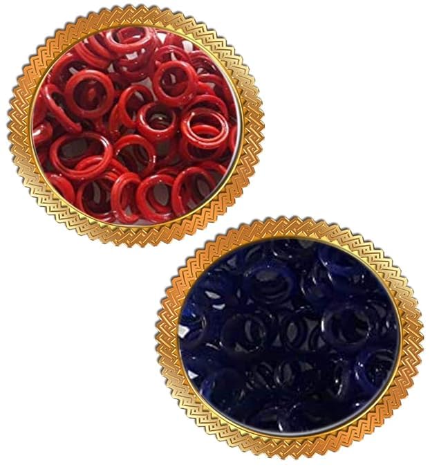 Buy MKRM Chitti Gajulu Small Pooja Bangles for Lakshmi Worship, 108 ...