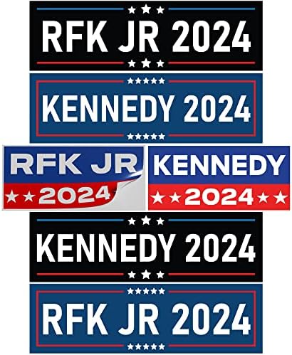 Amazon.com: RFK Jr. 2024 Bumper Stickers for President - 6 Pack ...