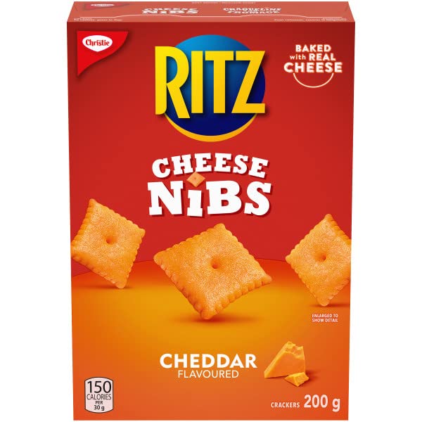 Christie Ritz Cheese Nips Crackers, 200 g7.1 oz Importado de Canadá ...