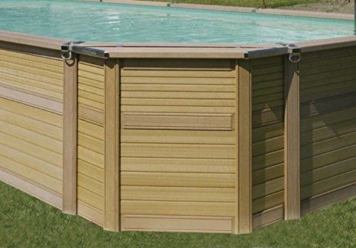 Zodiac Azteck Maxiwood Oval Wooden Pool - 4m x 8.9m | Garden Outdoor Store