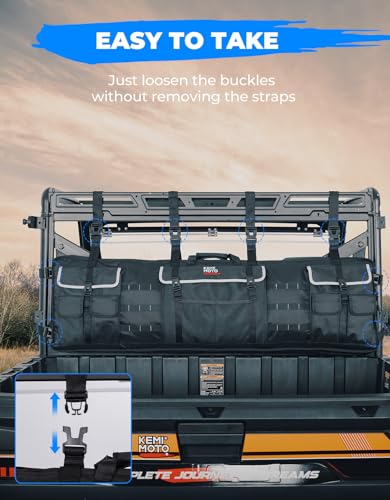 Snapklik.com : KEMIMOTO Double UTV Gun Bag Rack, Soft Gun Carrier Rifle ...