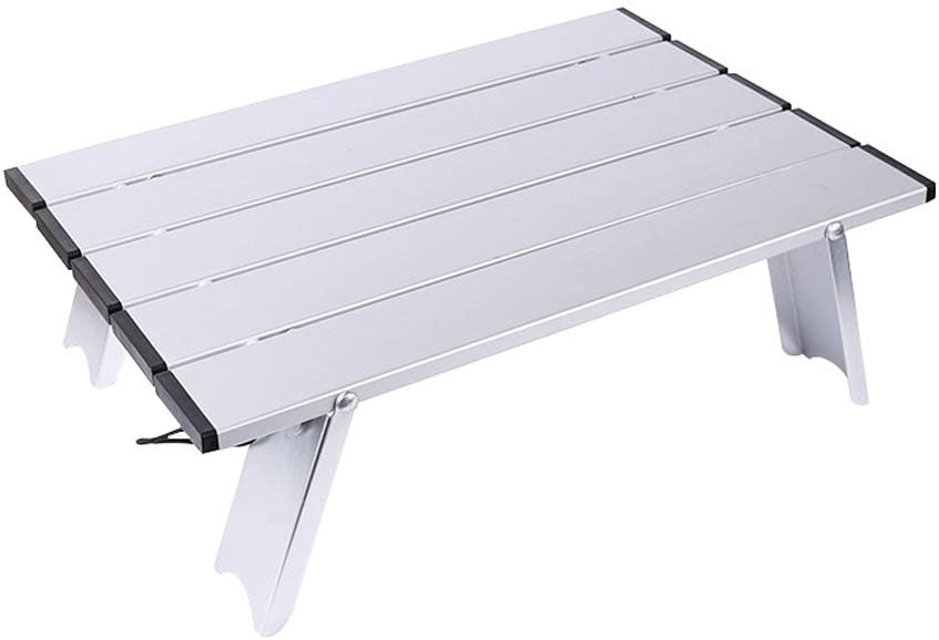 HI SUYI Mini Low Camping Table Roll Up Portable Utility Aluminium Table ...