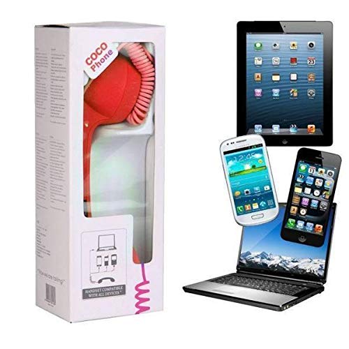 Coco Phone Telephone Handset 3.5mm Cell Phone Receiver for iPhone and ...