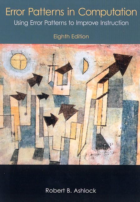 Error Patterns In Computation Using Error Patterns To Improve