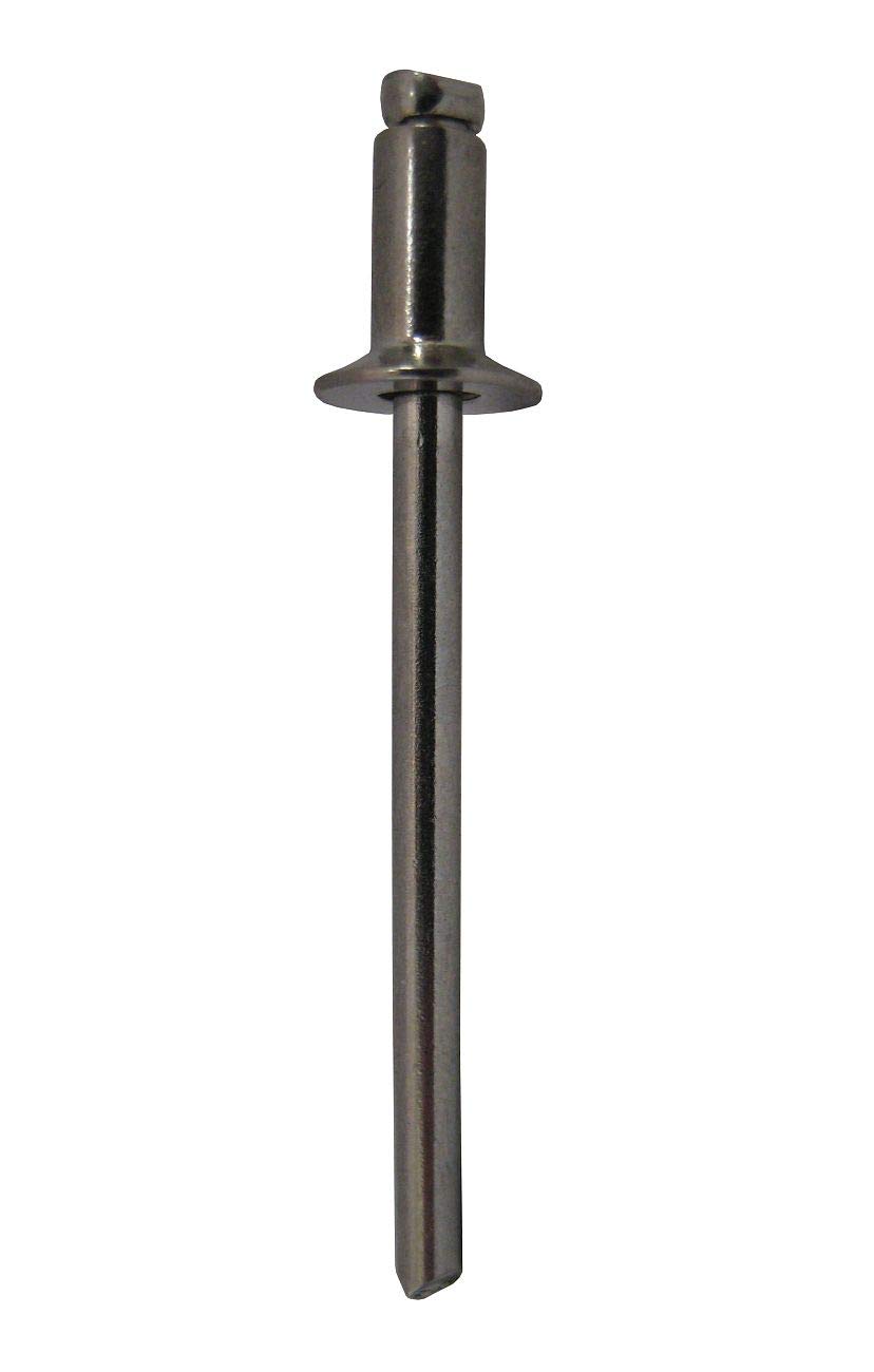 1/8" Diameter X 1/8" Stainless Rivet with Stainless Mandrel ...