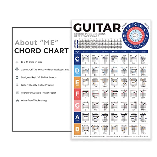 Snapklik.com : Guitar Chord Poster Chart - Beginners Guide To Chord ...