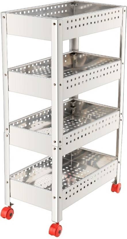 Devashree Steel 4 Layer Stainless Steel Fruit and Vegetable Storage ...