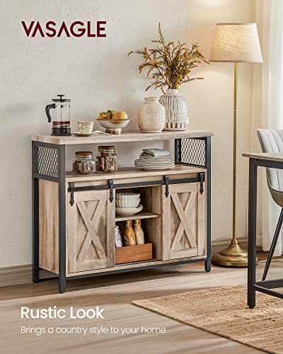 Snapklik.com : VASAGLE Buffet Sideboard Storage Cabinet