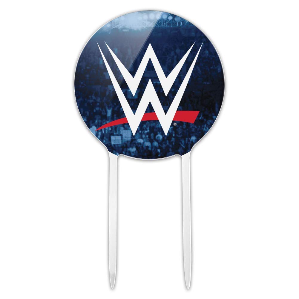 Buy GRAPHICS & MORE Acrylic WWE Crowd Logo Cake Topper Party Decoration ...