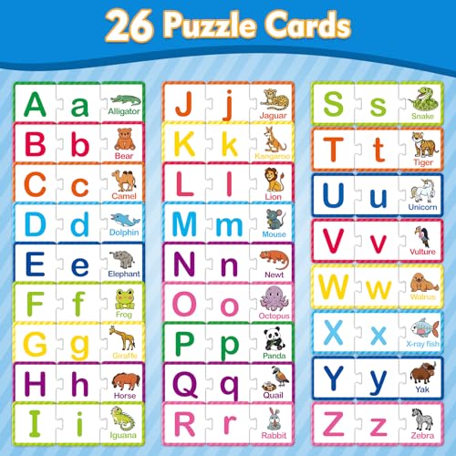 Snapklik.com : Alphabet Puzzle Cards,ABC puzzle,Alphabet Learning Toys ...