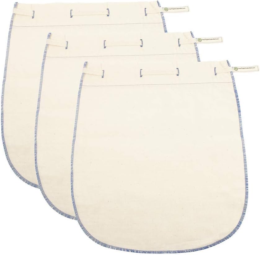 Amazon.com: Reusable Nut Milk Bags for Straining - Unbleached Cotton ...