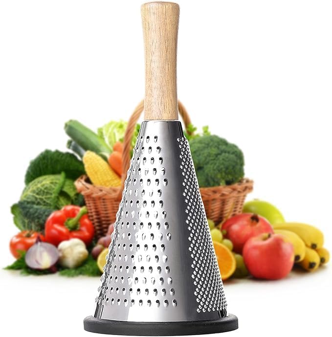 Snivy Kitchen Grater, Ginger Grater Kitchen Supply Handheld Cone Shaped ...