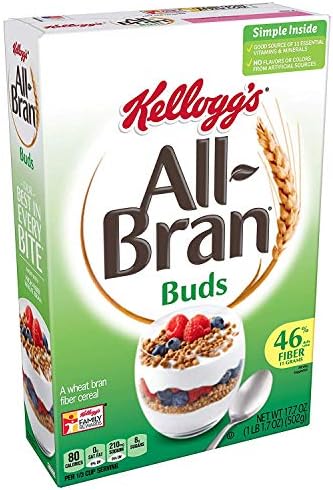 Amazon.com: Kellogg's Frosted Bran Breakfast Cereal, Fiber Cereal ...
