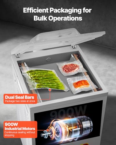 VEVOR Chamber Vacuum Sealer, 100kPa Powerful Vacuum Sealing Machine ...