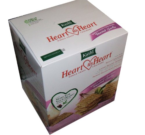 Amazon.com: Kashi Heart to Heart Whole Grain Roasted Garlic Crackers 24 ...