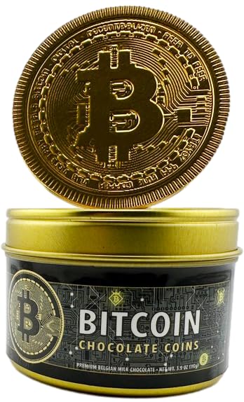 Amazon.com: Foiled Again! XL Chocolate Bitcoins Drum - 10 Extra Large ...