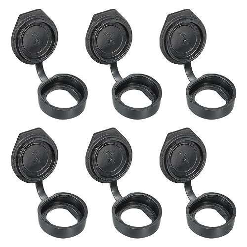 PATIKIL 19mm Door Lock Dust Cover, 6 Pack Rubber Waterproof Keys Panel ...