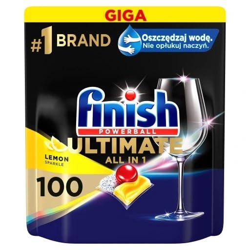 Finish Ultimate Dishwasher Tablets 100 Lemon : Amazon.in: Health ...