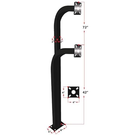 Amazon.com : Gooseneck Stand Keypad Pedestal Pad Mount Aluminum ...