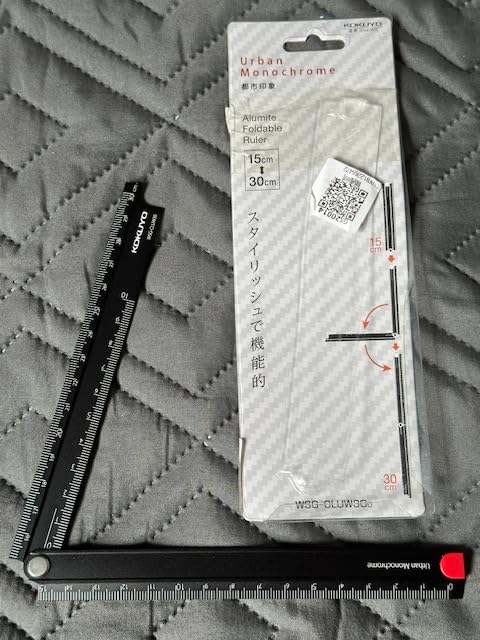 metal foldable ruler 30cm + Ruler 90 ° Folding Aluminum Angle Ruler 0 ...