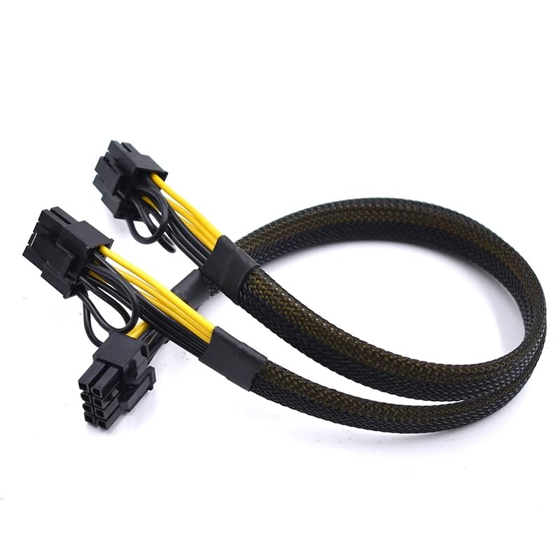 Amazon.com: lilila-ree CPU 8 Pin Male to Dual 8 Pin(6+2) Male PCIe ...
