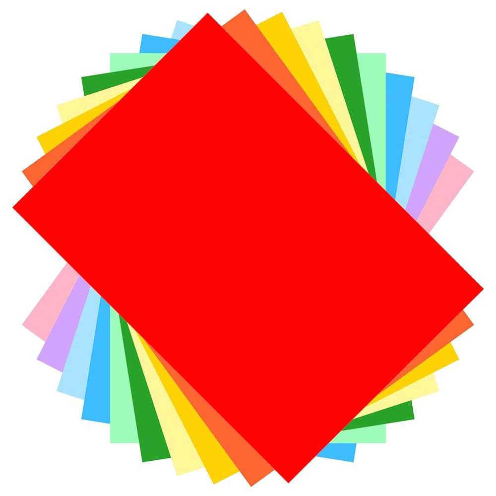 Amazon.com : Construction Paper - 50 Sheets 9 inches x 12 inches 10 ...