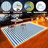 Amazon.com: Reversible Mats with Led Strip Lights, 5 x 8 FT Plastic ...