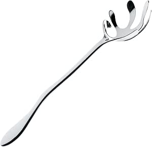 Alessi ESI17 Mediterraneo Spaghetti Serving Spoon, 31cm, Silver ...