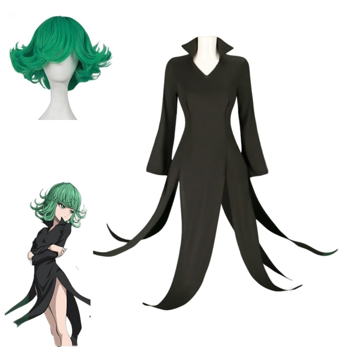 One Punch Man Tatsumaki Cosplay Costume Entertainment J Latex