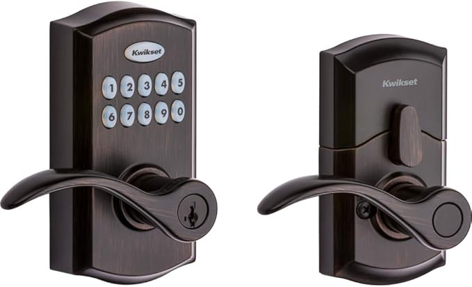 Kwikset SmartCode 955 Keypad Electronic Lever Door Lock Deadbolt ...
