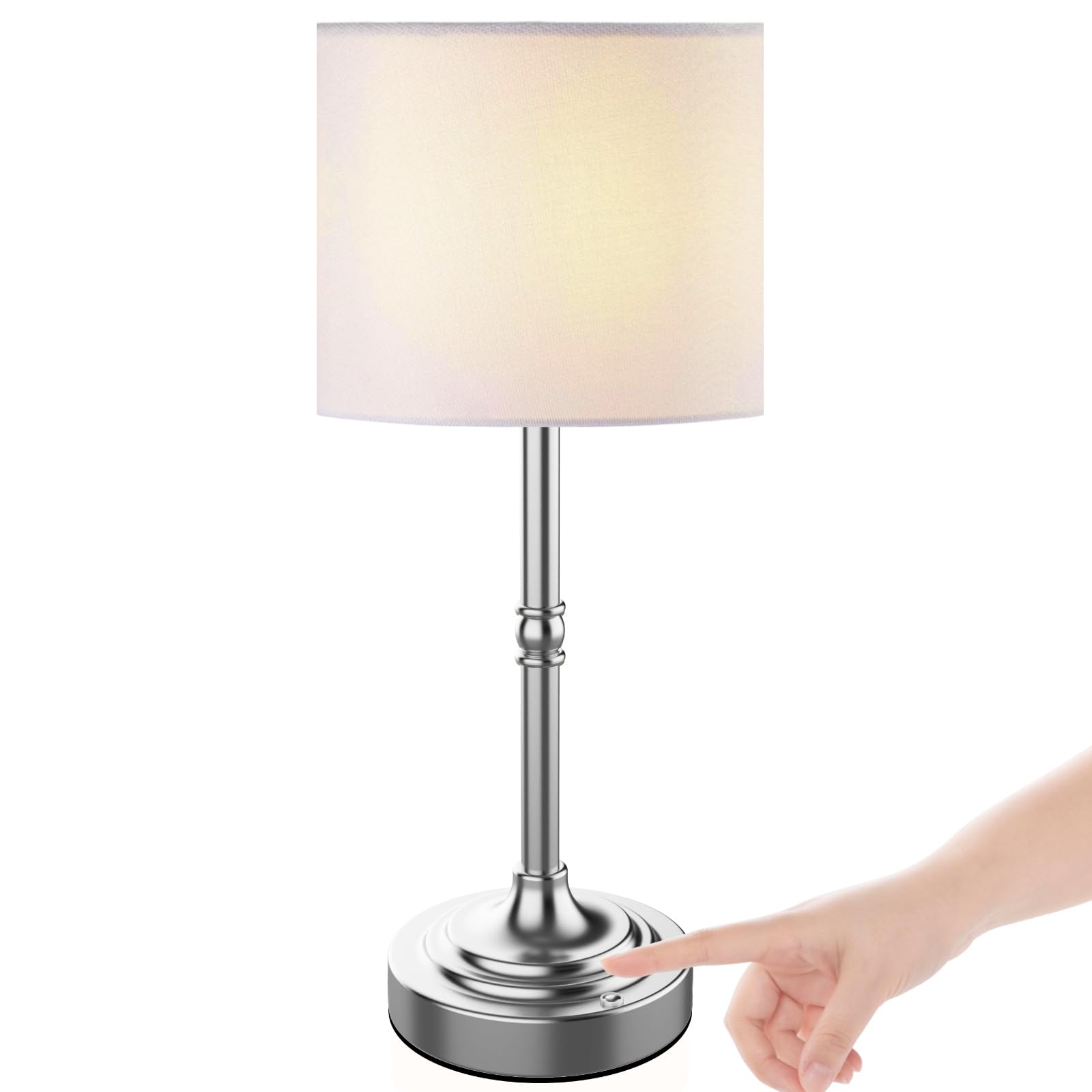 Rechargeable Battery Powered Table Lamp, Wireless LED Lamps, Cordless ...