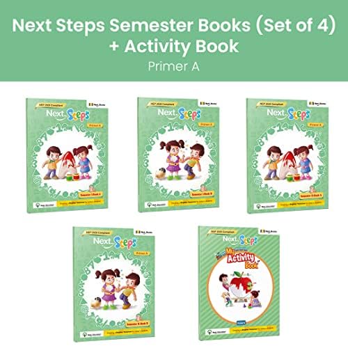 Next Steps Semester Book - Primer A | Set of 5 Books for LKG | NEP 2020 ...