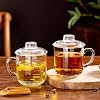 Amazon.com | Generic Handmade Natural Quartz Crystal Transparent Tea ...