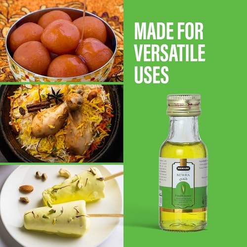 Hemani Kewra Food Essence 25 ml Halal- Concentrated Kewra Flavor for ...