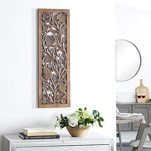 WoodIdea Handmade Wooden Wall Panel (Brown, 30x1x15 inches) : Amazon.in ...