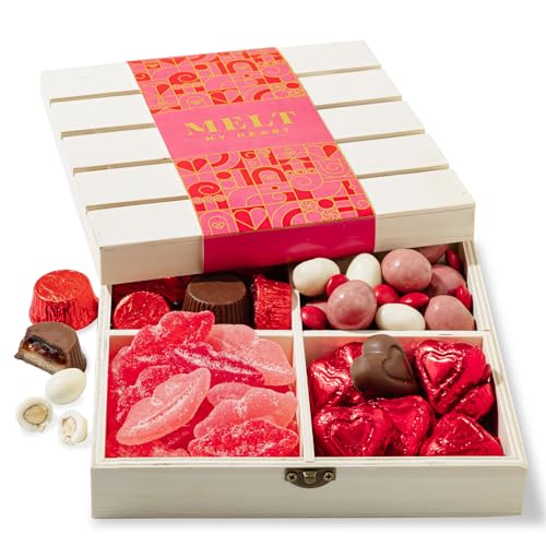 Amazon.com : BONNIE AND POP - Valentines Snack Gift Box - Mixed Nuts ...