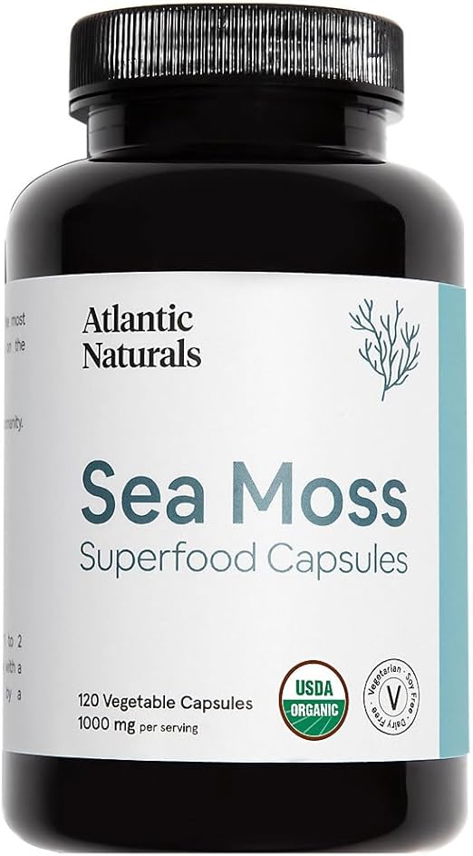 Amazon.com: Atlantic Naturals Organic SeaMoss Capsules | Immune System ...