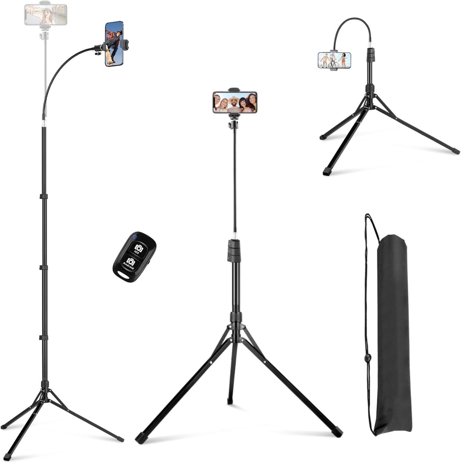 Amazon.com : TriFlex Mini Tripod for Phone - Small Flexible Tripod for ...