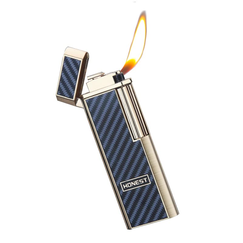 Amazon.com: Lighters Slim Soft Flame Lighter Vintage Metal Vertical ...
