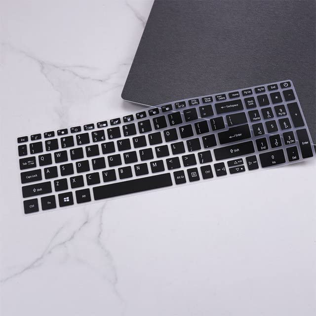 Saco Silicone Skin Keyboard Protector Cover Compatible for Acer Aspire ...