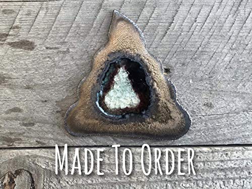 Amazon.com: Poo Emoji Geode Crackle Magnet, Refrigerator Magnet, Custom ...