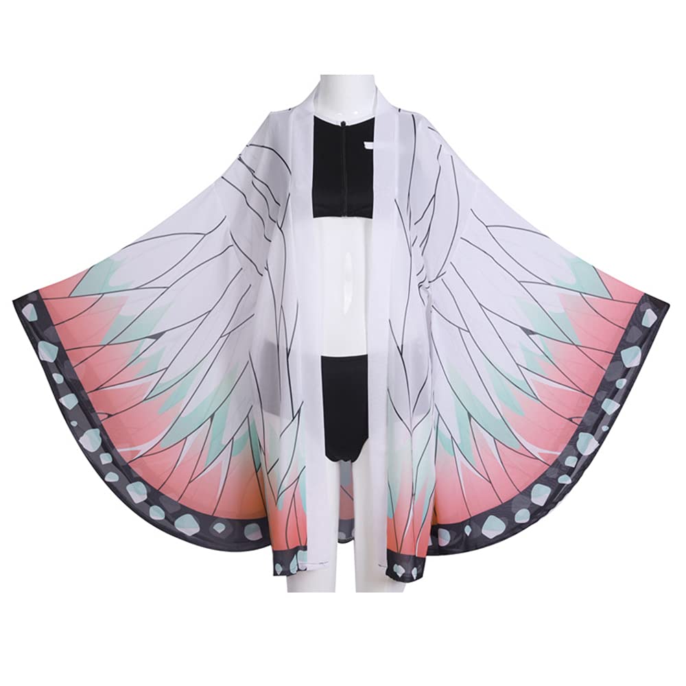 Buy Wiboy Demon Slayer Kochou Shinobu Swimsuit Bikini with Kimono ...