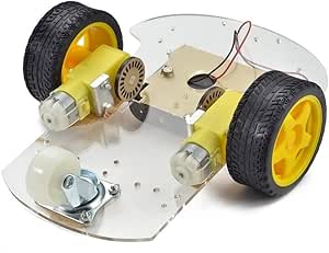 Kit Chassi 2wd Carro Robo Segue Faixa 2 Rodas - Para Arduino | Amazon ...