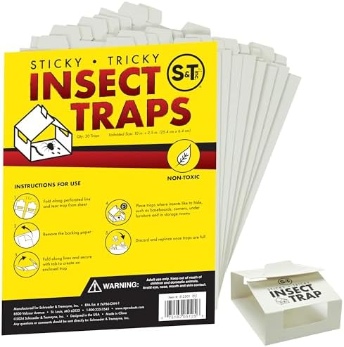 Amazon.com: S&T INC. Insect Traps, Glue Traps for Brown Recluse, Hobo ...