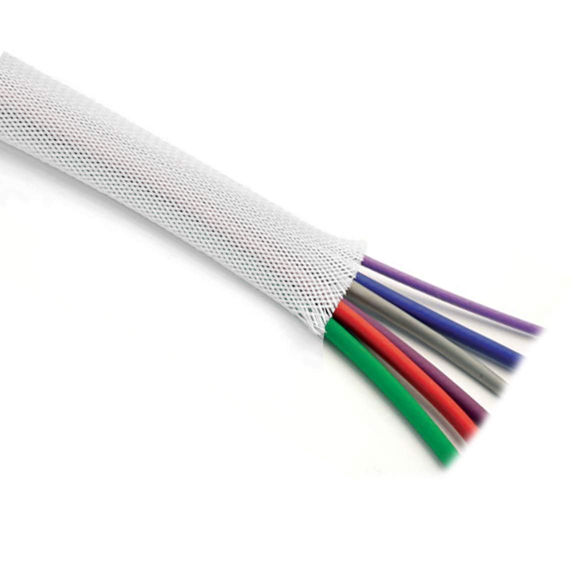 Amazon.com: Electriduct 1/8" Industrial Fray Resistant Braid Sleeving ...