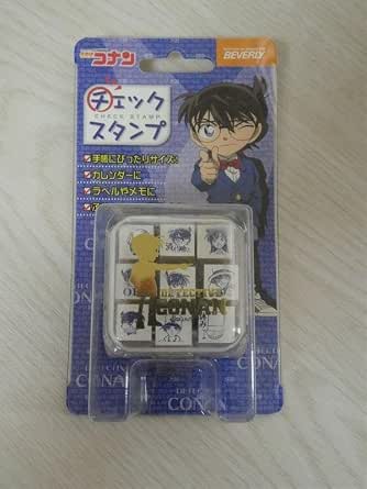 Amazon.co.jp: Conan Check Stamp Conan Kid Ran Shinichi Heiji Ai Haibara ...