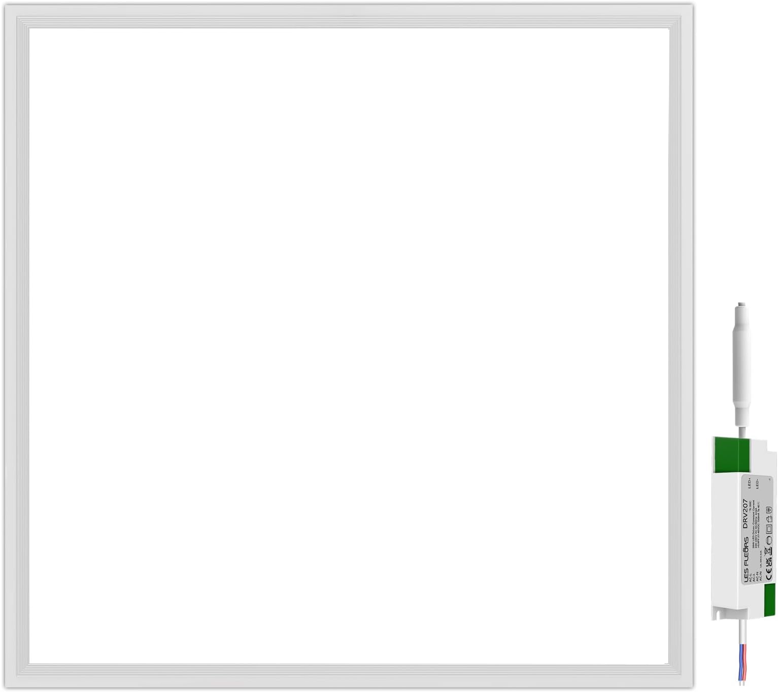 Mirrorstone 600 x 600 Square 40W Backlit LED Panel Light - Cool White ...