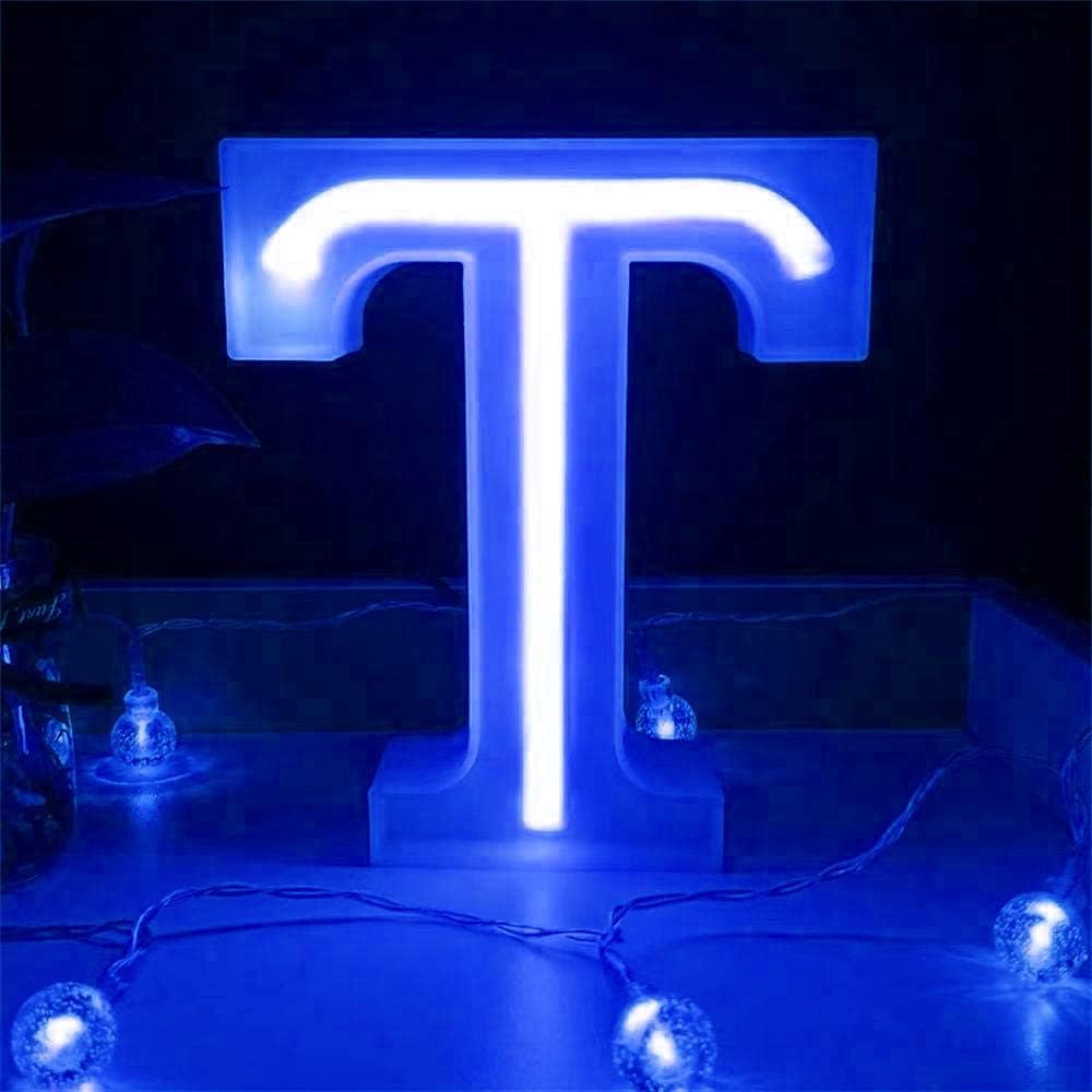 Amazon.com : Neon Sign, Letter Neon Signs Neon Alphabet Light Light Up ...