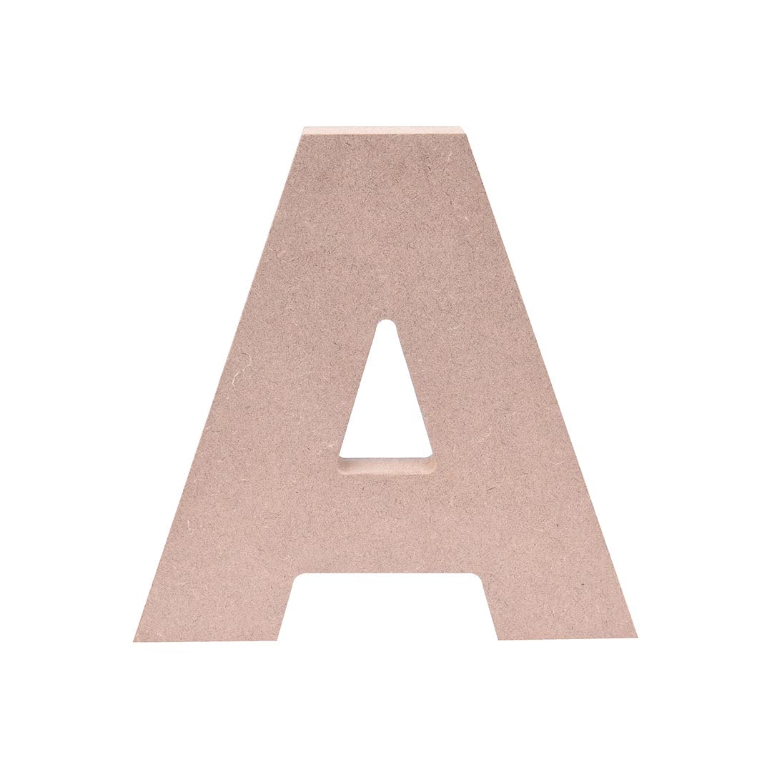 Buy Little Birdie MDF Alphabet - A, 6inch X 6inch | Big Size MDF ...