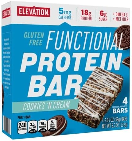 Amazon.com : Generic Elevation Functional Protein Bar, Golden Vanilla ...